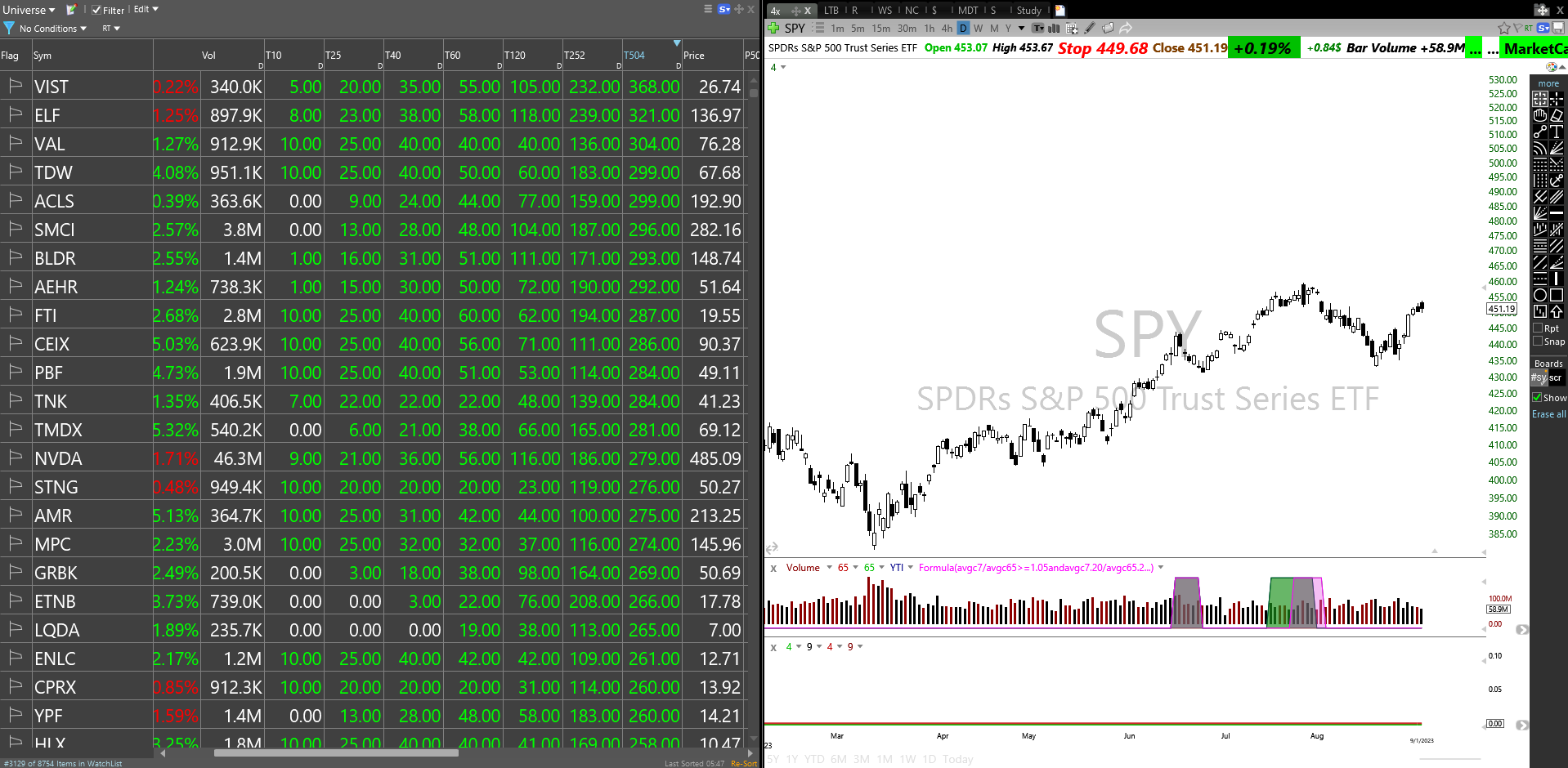 TC2000 Shared Layout from EnlighThink